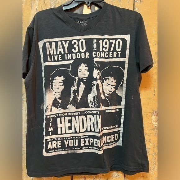 Hendrix | Tops | Vintage 24 Jimi Hendrix Tee Shirt | Poshmark
